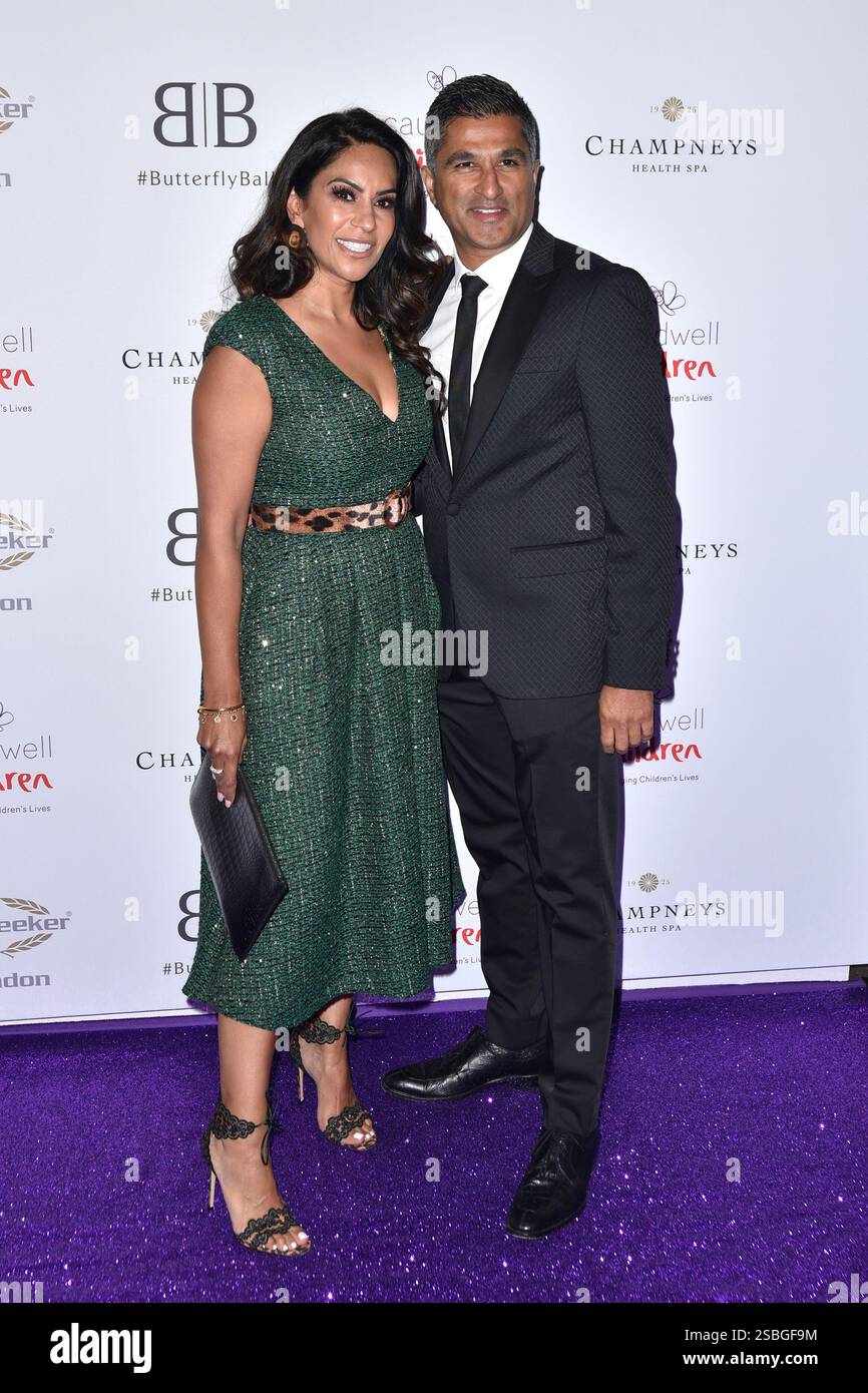 Sandeep Malhotra and Seema Malhotra attends the Butterfly Ball 2019 at ...