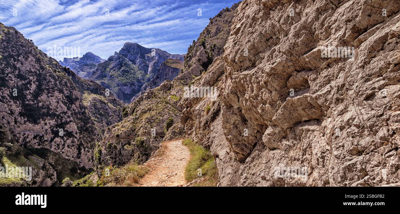 Ruta del Cares, Cares Trail Trekking Path, Picos de Europa National ...