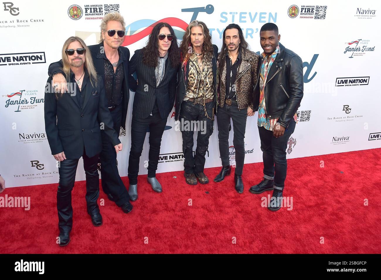 Brent Woods, Matt Sorum, James LoMenzo, Steven Tyler, Nuno Bettencourt ...