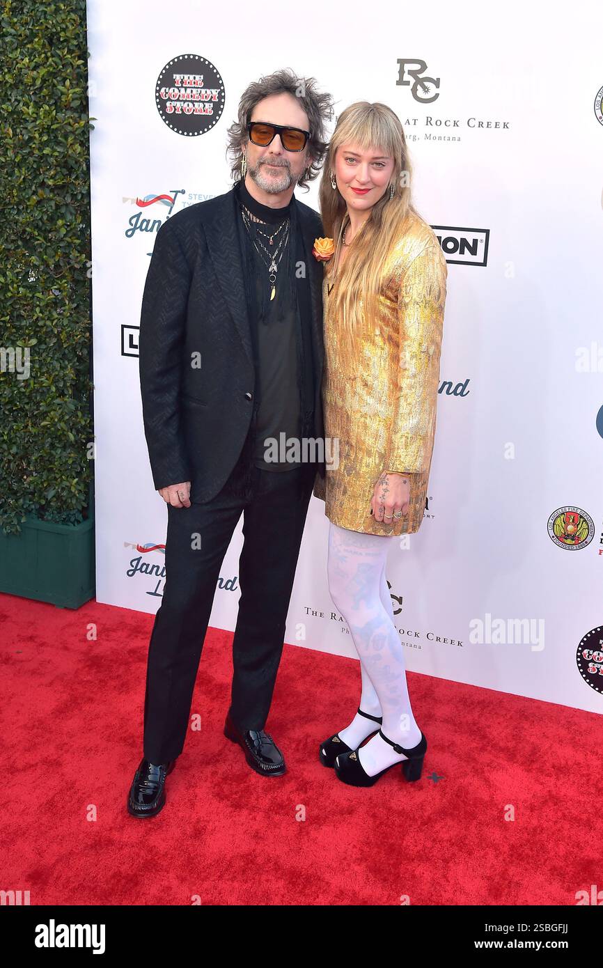 Chris Robinson mit Ehefrau Camille Johnson bei Steven Tyler's Jam for ...