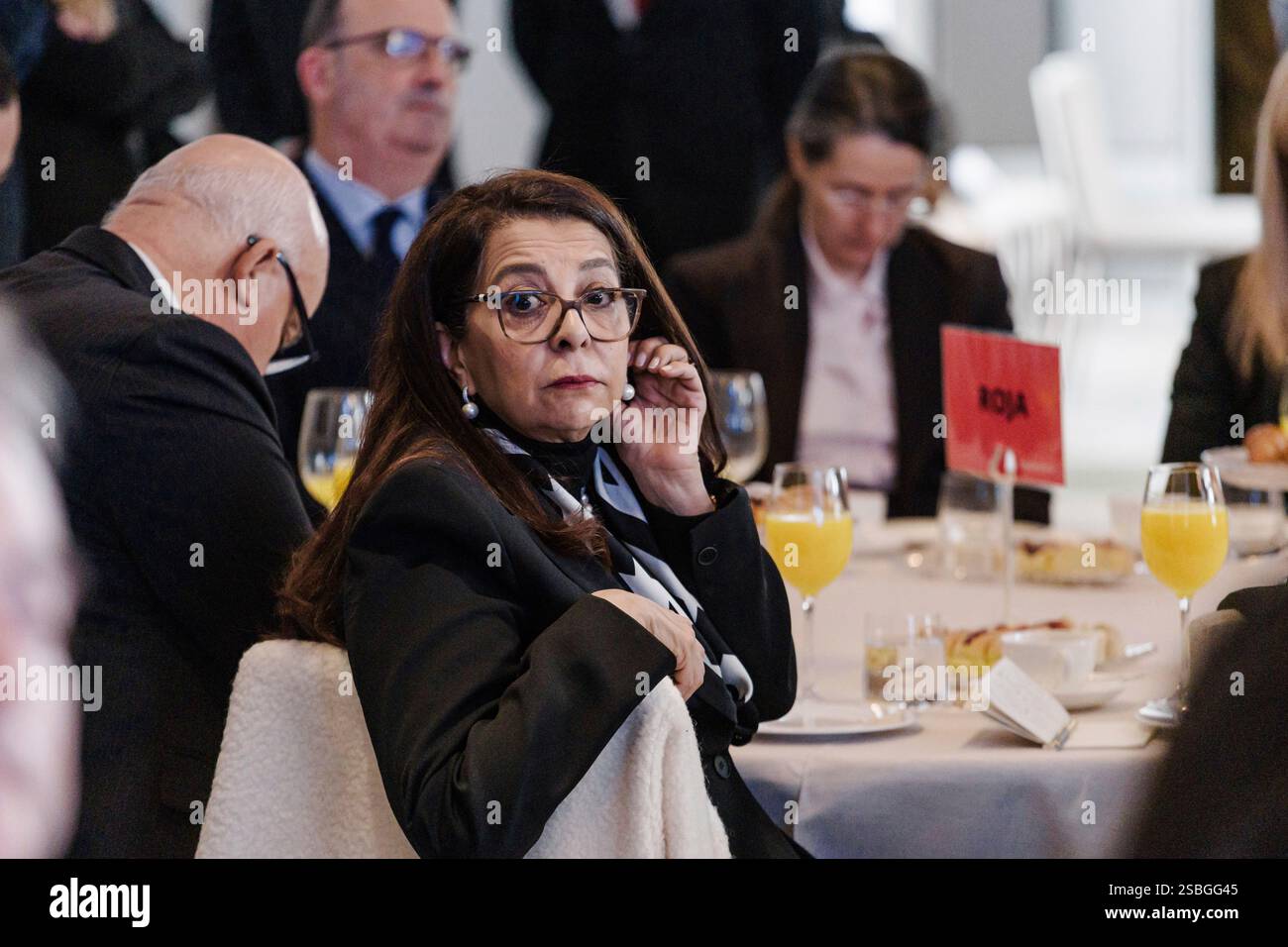 Morocco's Ambassador to Spain, Karima Benyaich, during a Europa Press ...