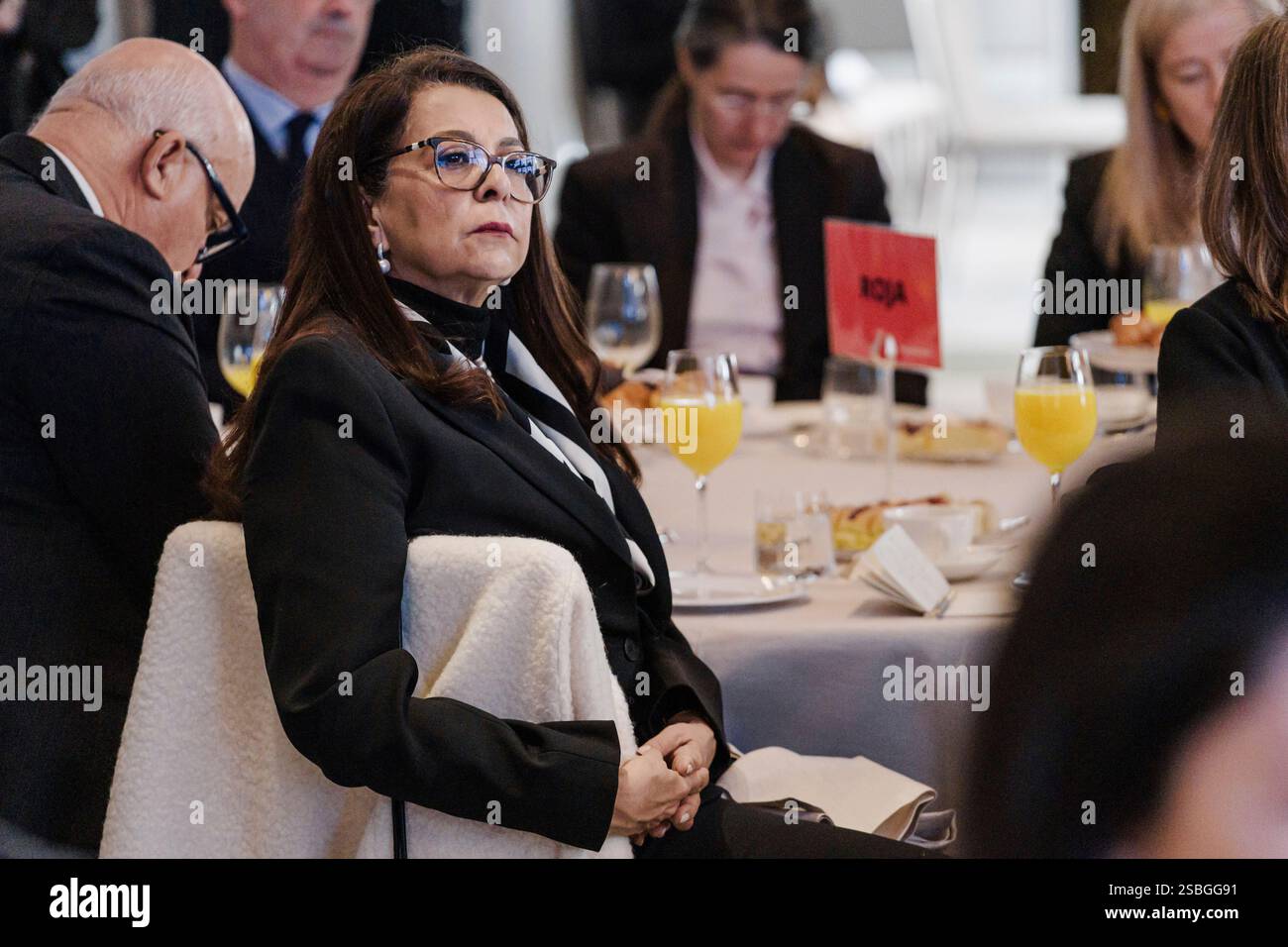 Morocco's Ambassador to Spain, Karima Benyaich, during a Europa Press ...