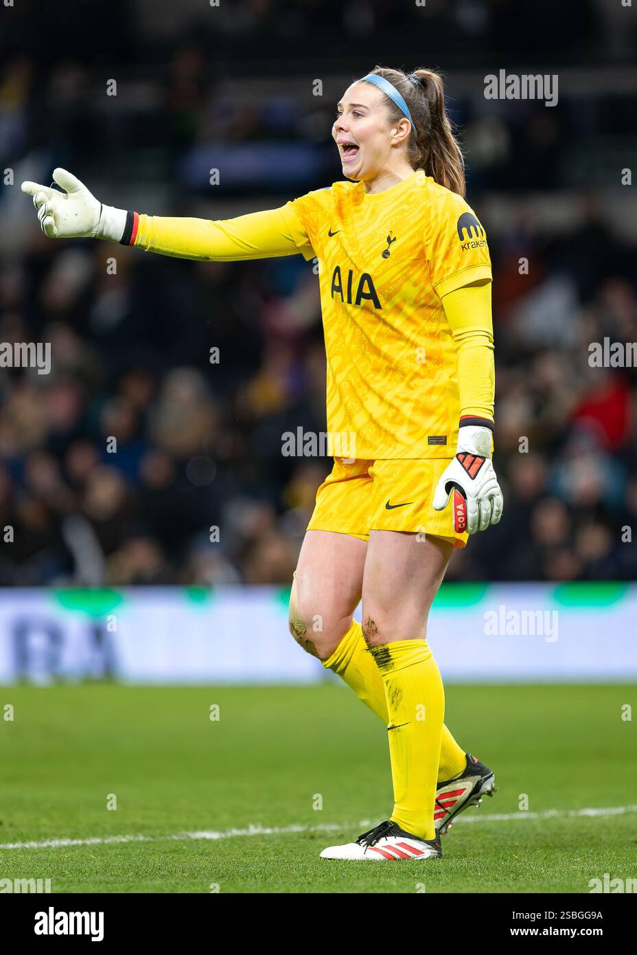 London, UK. 2nd Feb, 2025. Lize Kop of Tottenham Hotspur during the FA ...