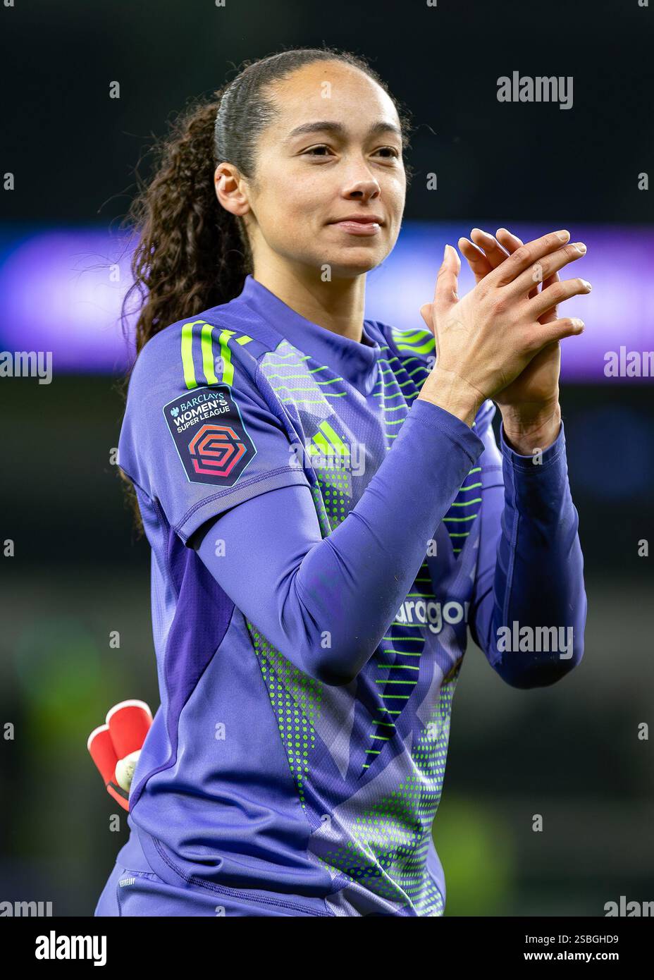 London, England, 2nd February 2025. Phallon Tullis-Joyce of Manchester ...