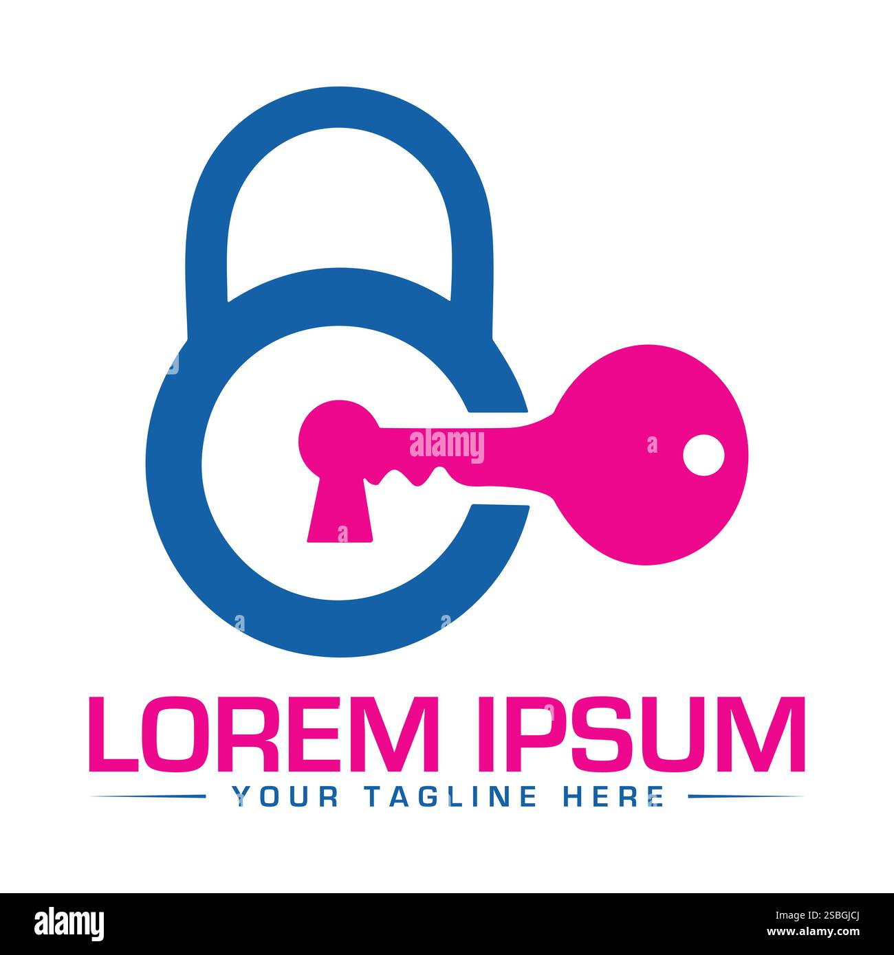 Key Logo Design, Unique Key Logo Design Stock Vector Image & Art - Alamy
