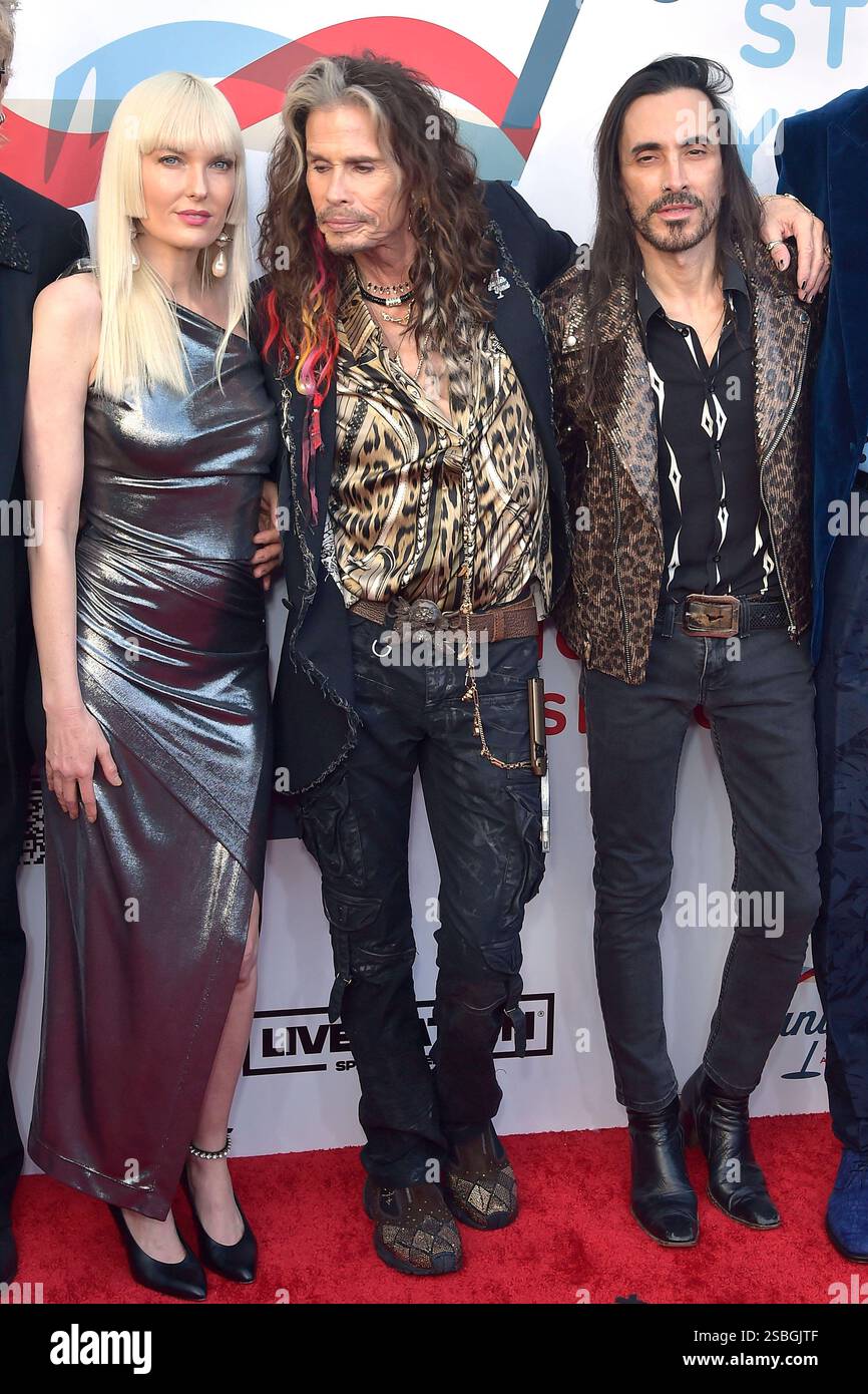 Ace Harper, Steven Tyler und Nuno Bettencourt bei Steven Tyler s Jam ...