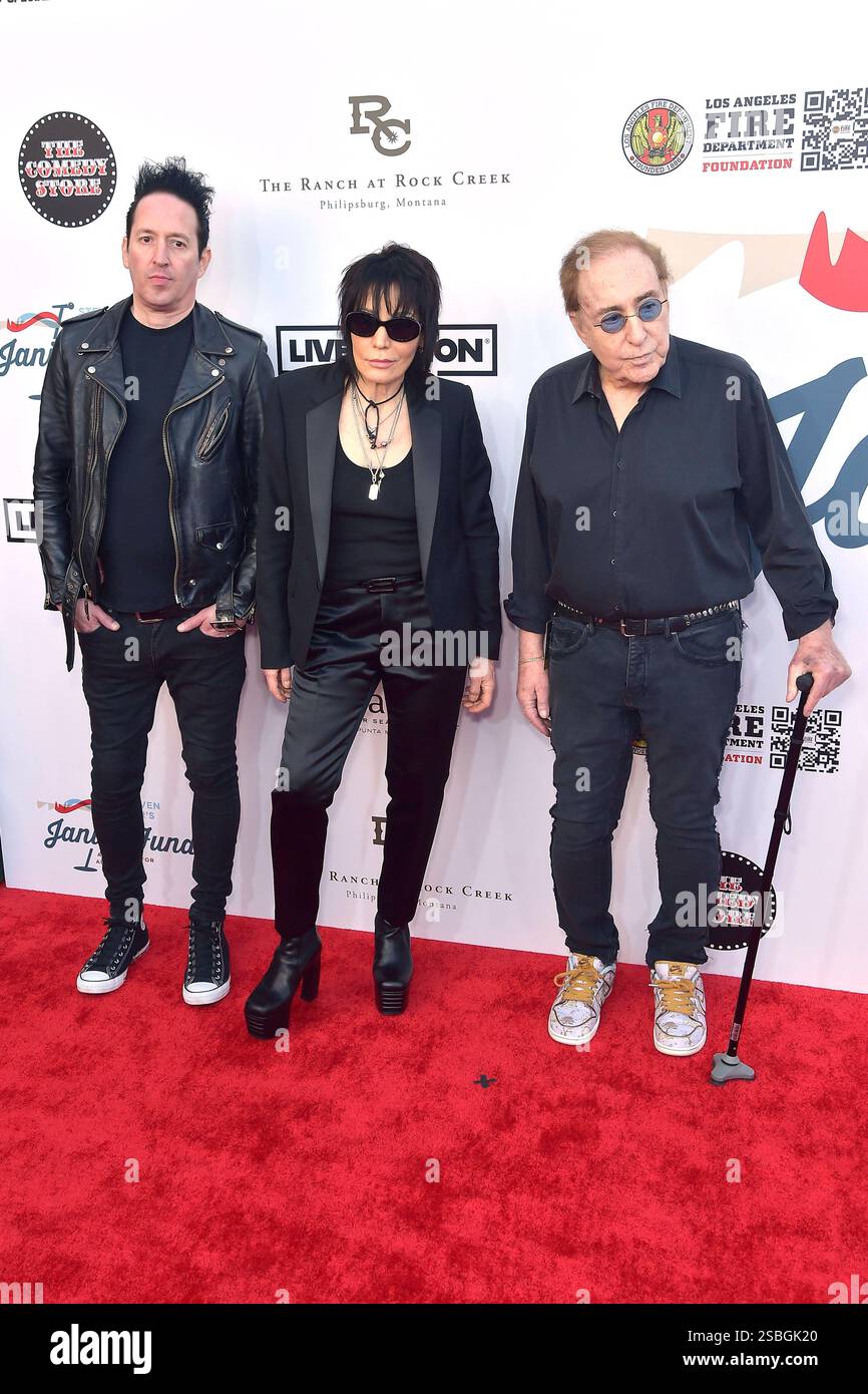 Dougie Needles, Joan Jett und Kenny Laguna bei Steven Tyler s Jam for ...