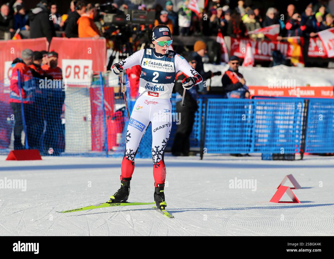 Seefeld, Österreich, 02. Februar 2025: FIS NORDIC COMBINED WORLD CUP ...