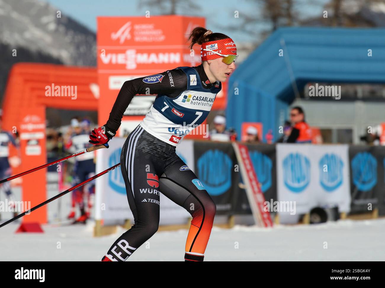 Nowak jenny ger beim langlauf in der loipe hi-res stock photography and ...