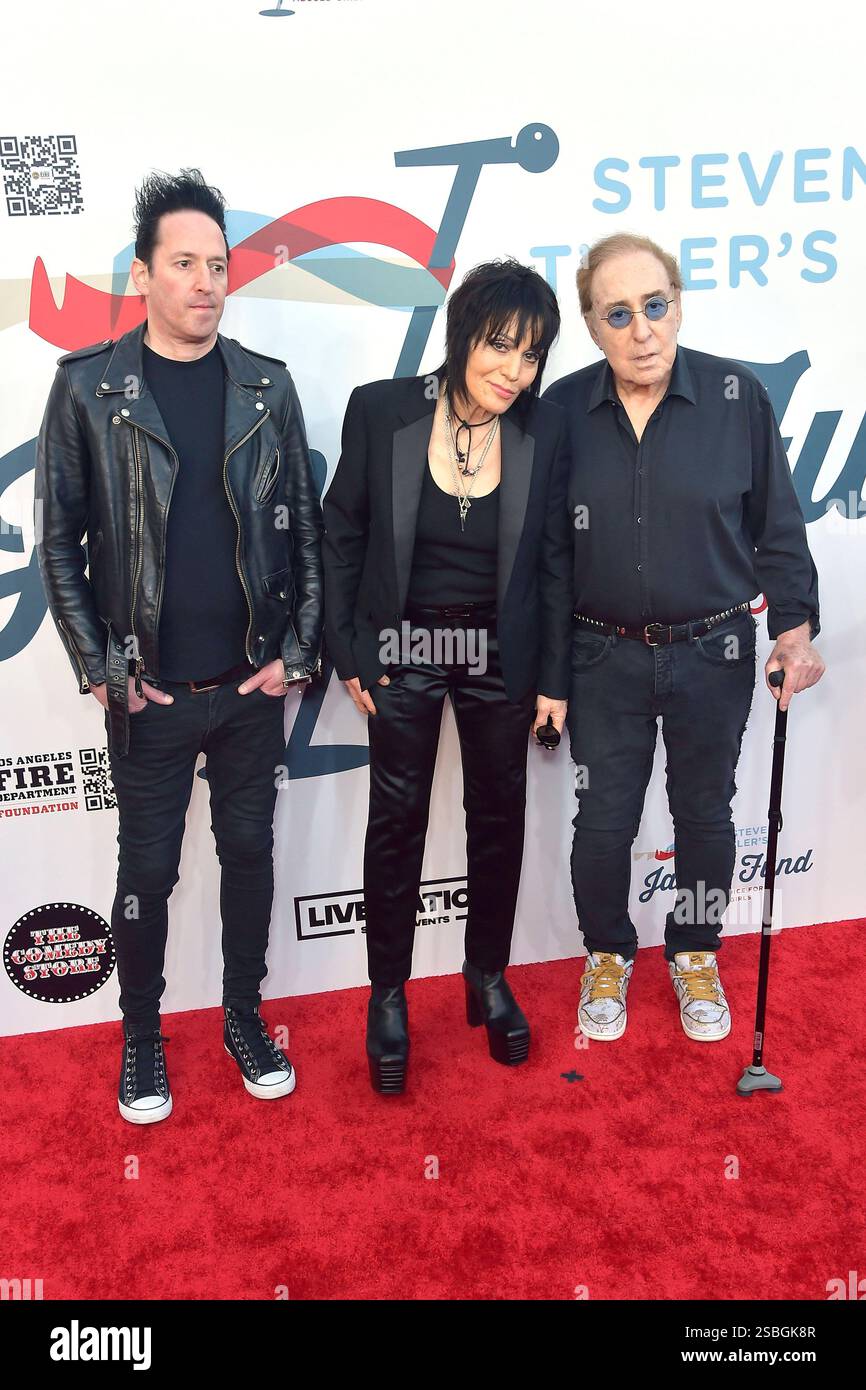 Dougie Needles, Joan Jett und Kenny Laguna bei Steven Tyler s Jam for ...