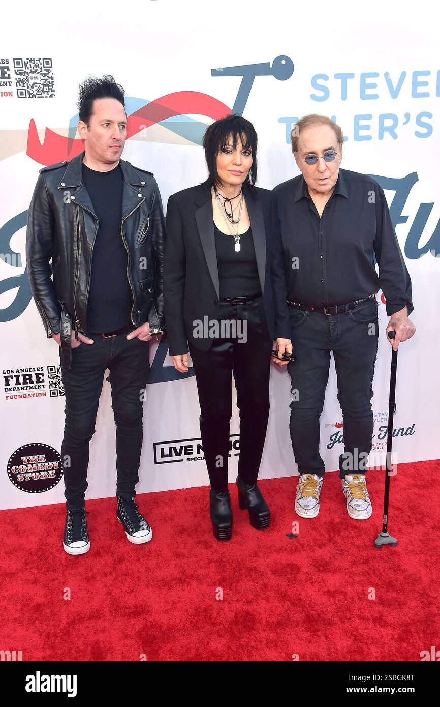 Dougie Needles, Joan Jett und Kenny Laguna bei Steven Tyler s Jam for ...