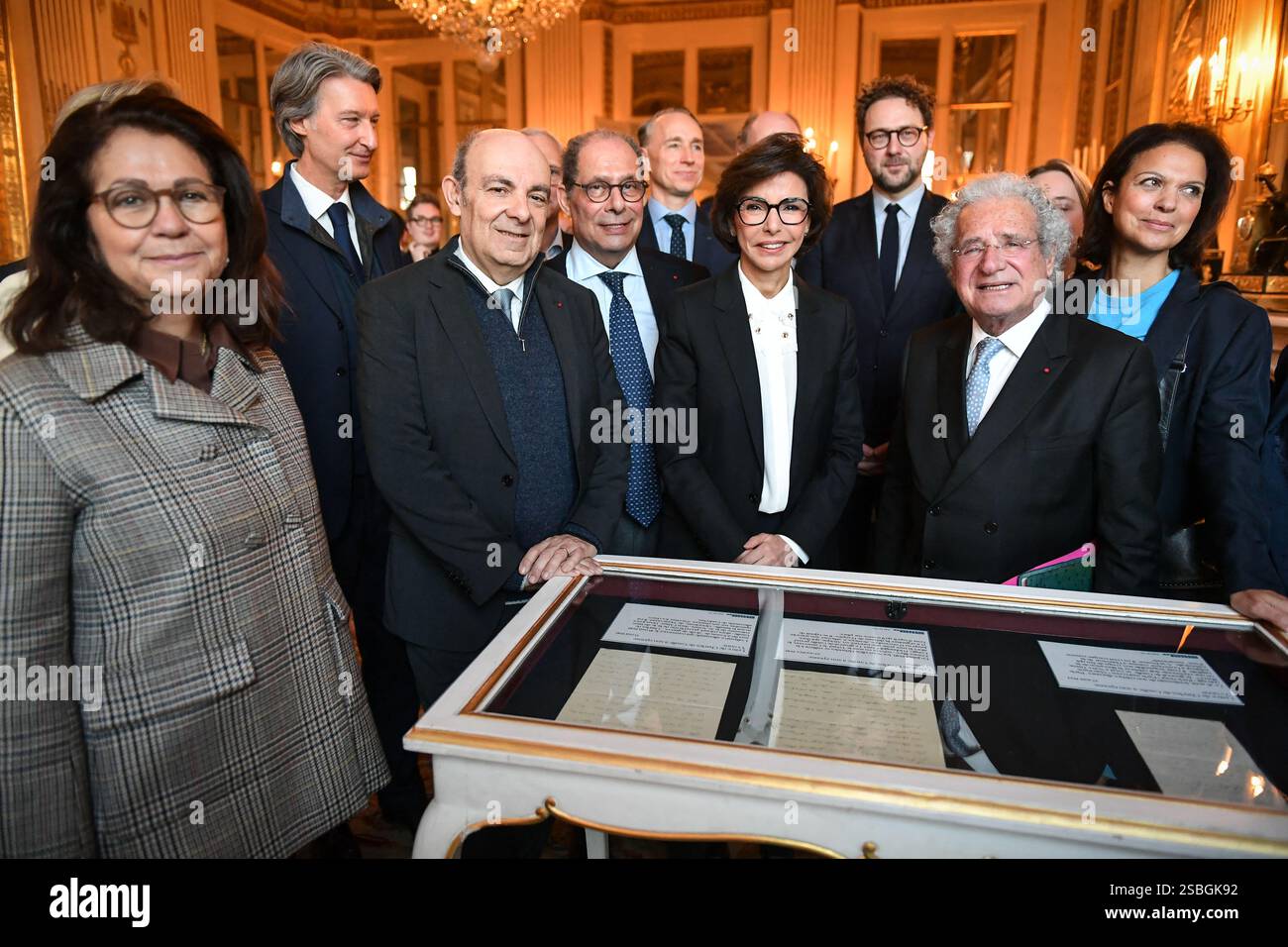 Paris, France. 03rd Feb, 2025. French Minister of Culture Rachida Dati ...