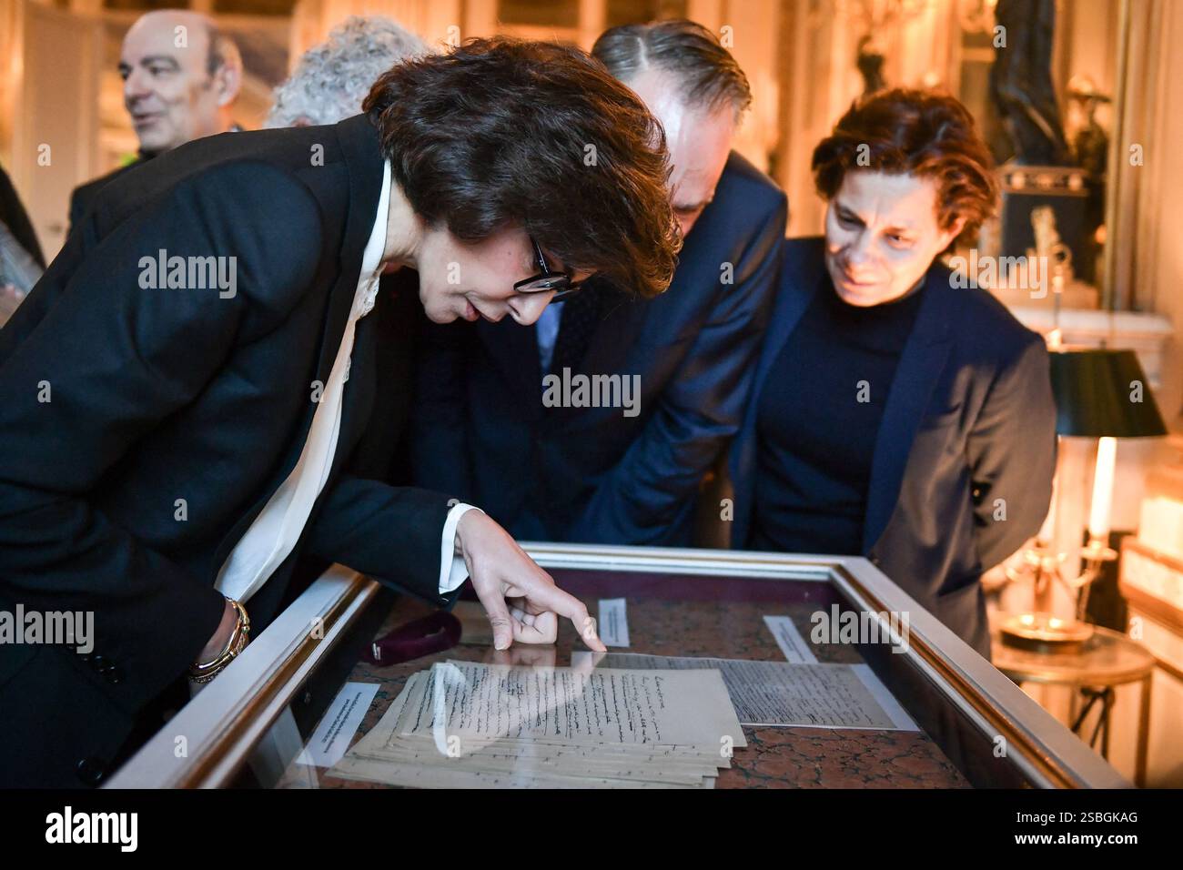 Paris, France. 03rd Feb, 2025. French Culture Minister Rachida Dati ...