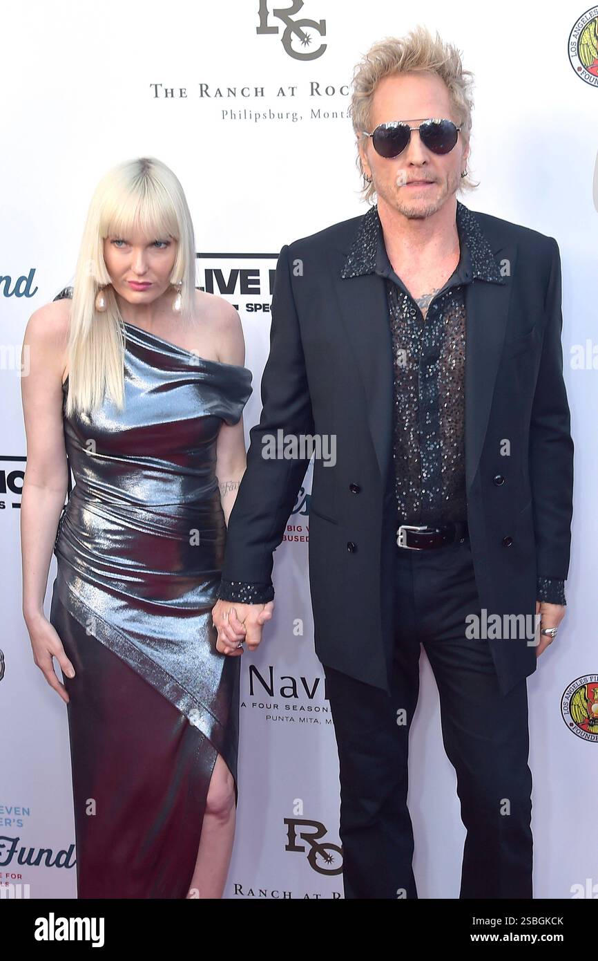 Matt Sorum mit Ehefrau Ace Harper bei Steven Tyler s Jam for Janie ...