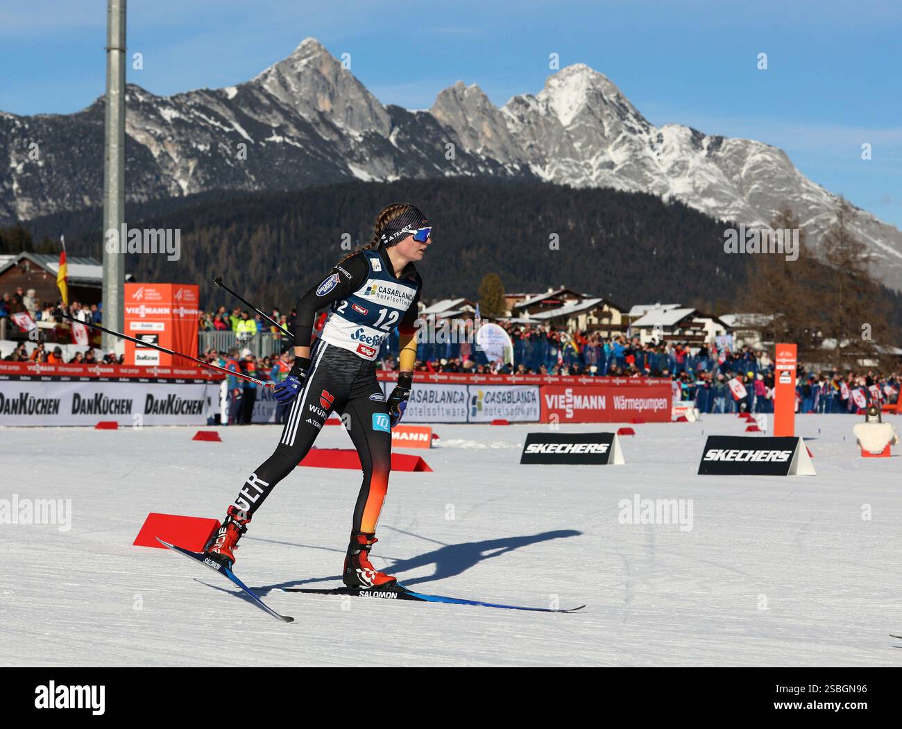 Seefeld, Österreich, 02. Februar 2025: FIS NORDIC COMBINED WORLD CUP ...