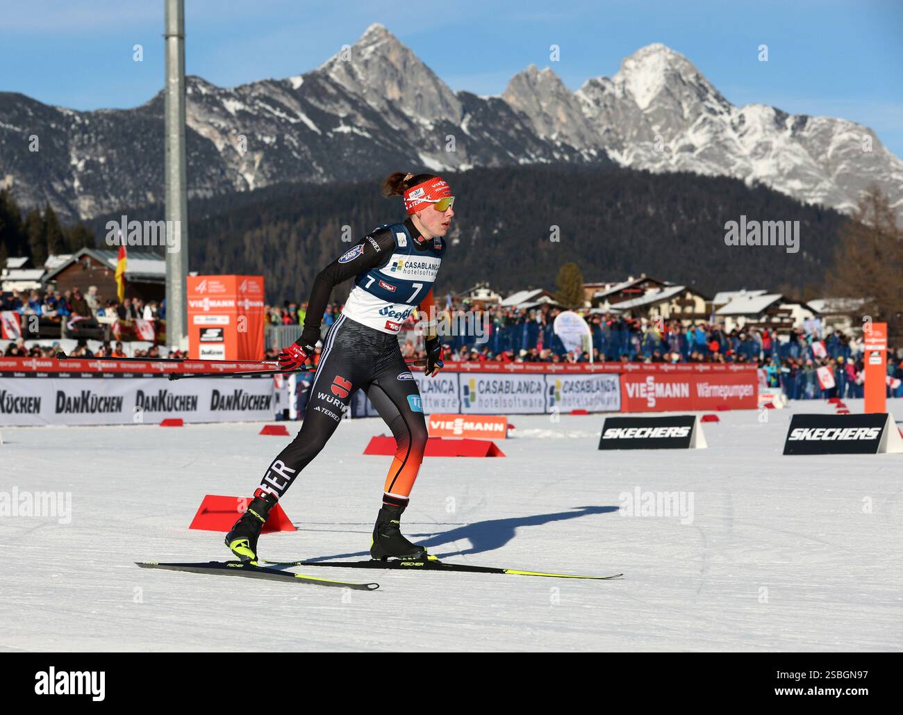 Seefeld, Österreich, 02. Februar 2025: FIS NORDIC COMBINED WORLD CUP ...