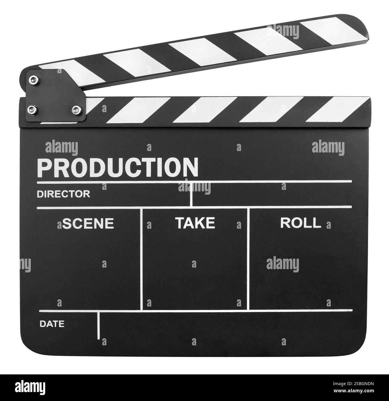 Film slate motion background Cut Out Stock Images & Pictures - Alamy