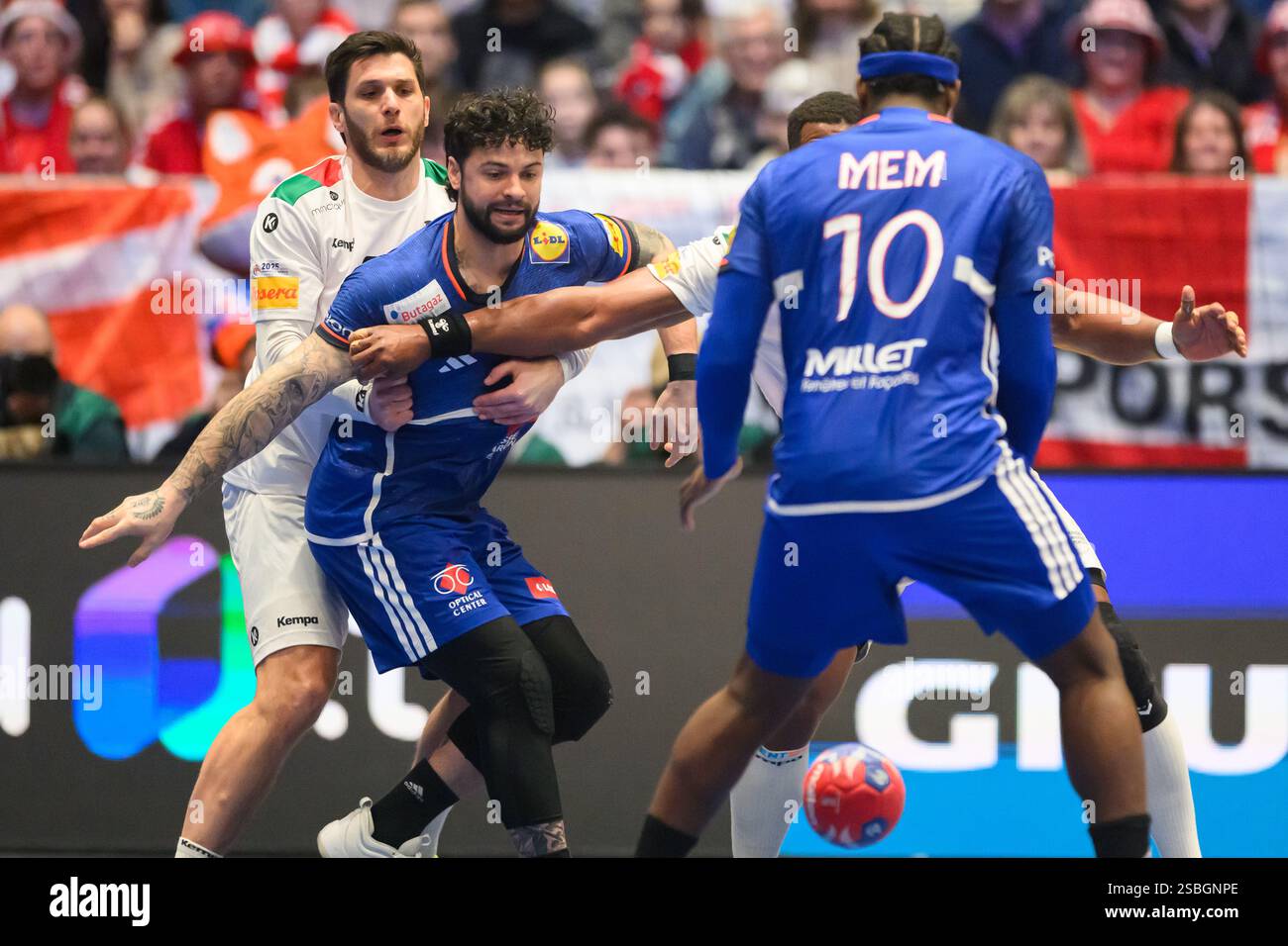 Oslo, Norway. 02nd Feb, 2025. Elohim Prandi (8) of France seen during ...