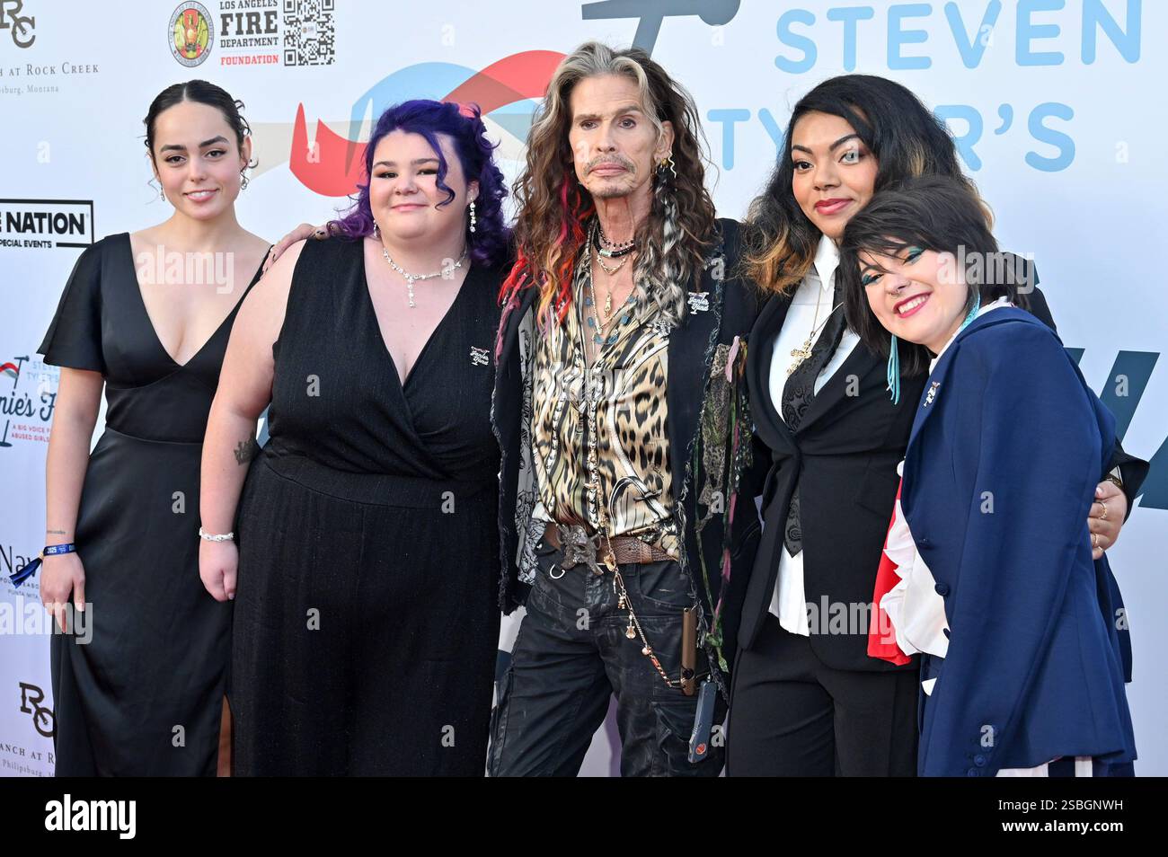Los Angeles, USA. 2, February, 2025. Pictured left to right, Jett Duval ...