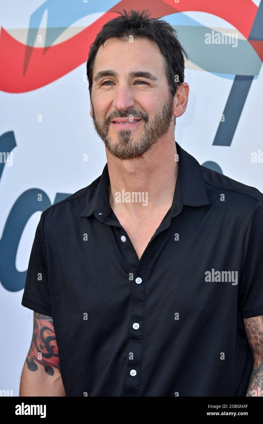 Los Angeles, USA. 2, February, 2025. Pictured left to right, Sully Erna ...