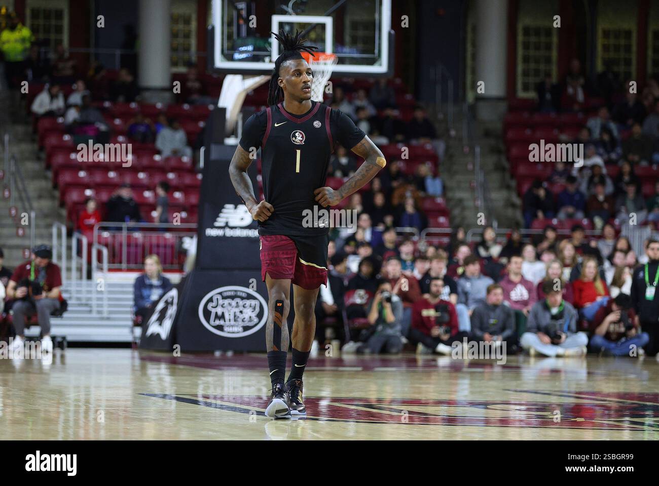 CHESTNUT HILL, MA - FEBRUARY 01: Florida State Seminoles guard Jamir ...