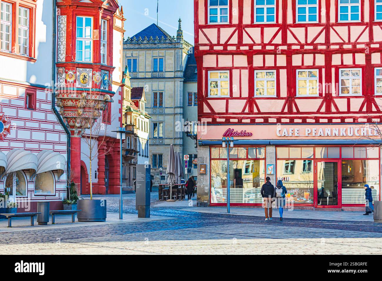 COBURG, BAVARIA, GERMANY - CIRCA FEBRUARY 2025: The Marktplatz of ...