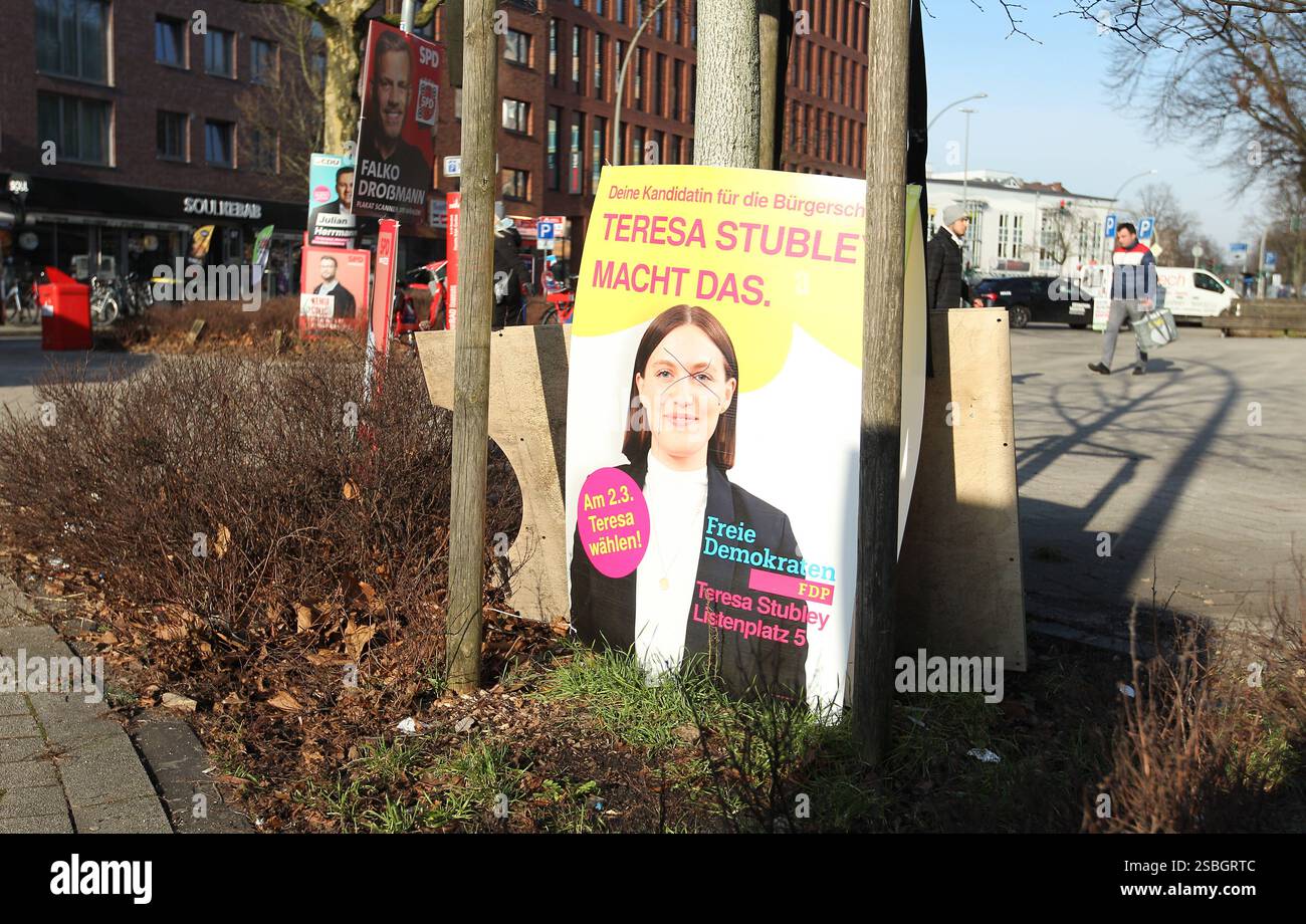 Ein Wahlplakat der Partei FDP Freie Demokraten mit dem Konterfei von ...