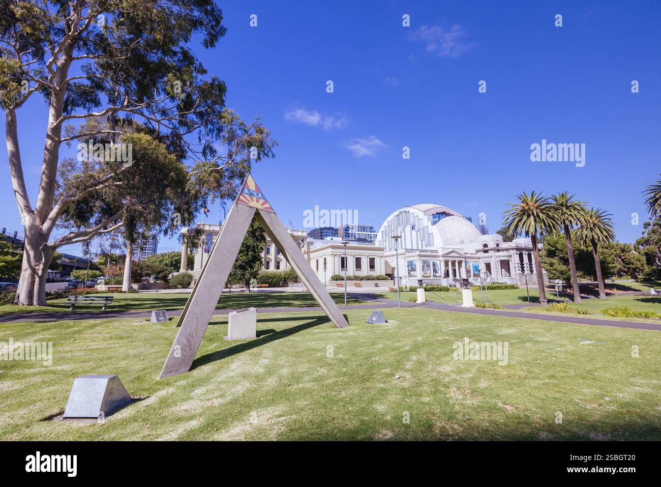 Johnstone Park in Geelong CBD Australia Stock Photo - Alamy