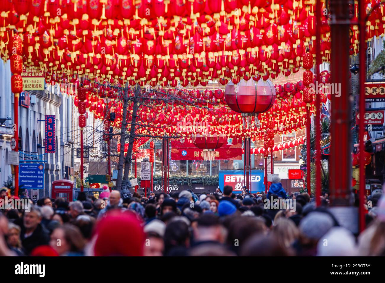 Crowds gather in Chinatown to celebrate the Lunar New Year of the snake ...