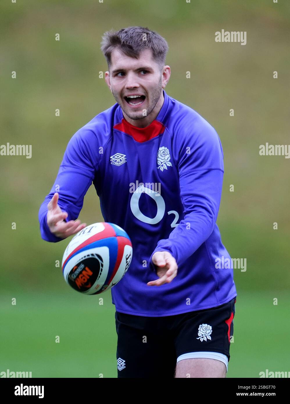 England's Harry Randall during a training session at the Honda England ...