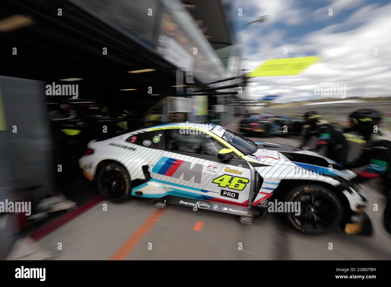 Bathurst, Australia. 01st Feb, 2025. The #46 Team WRT BMW M4 GT3 driven by Valentino Rossi ...