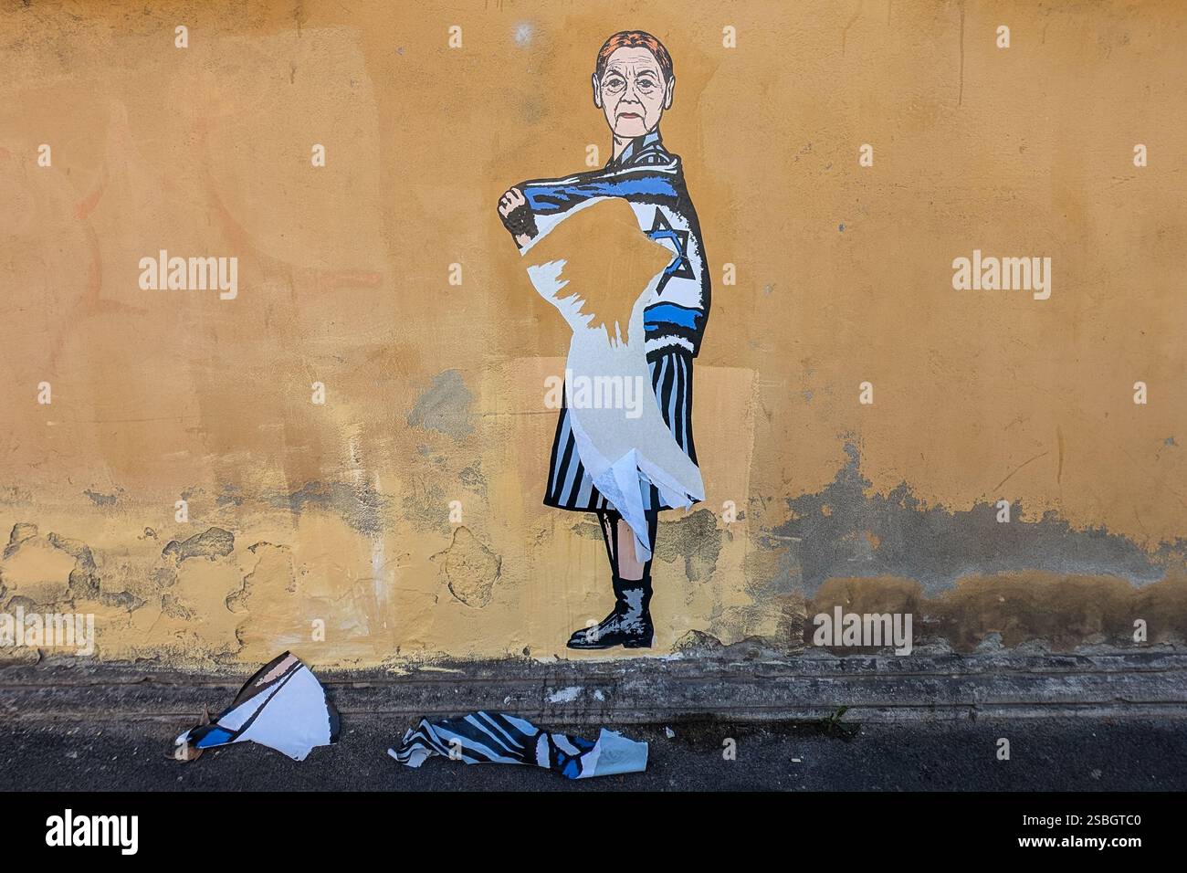 Vandalizzati i murales sulla Shoah dell’artista Palombo, raffiguranti ...