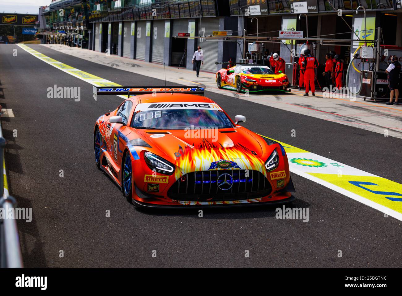 The #75 SunEnergy1 Racing Mercede-AMG GT3 driven by Kenny Habul, Jules ...