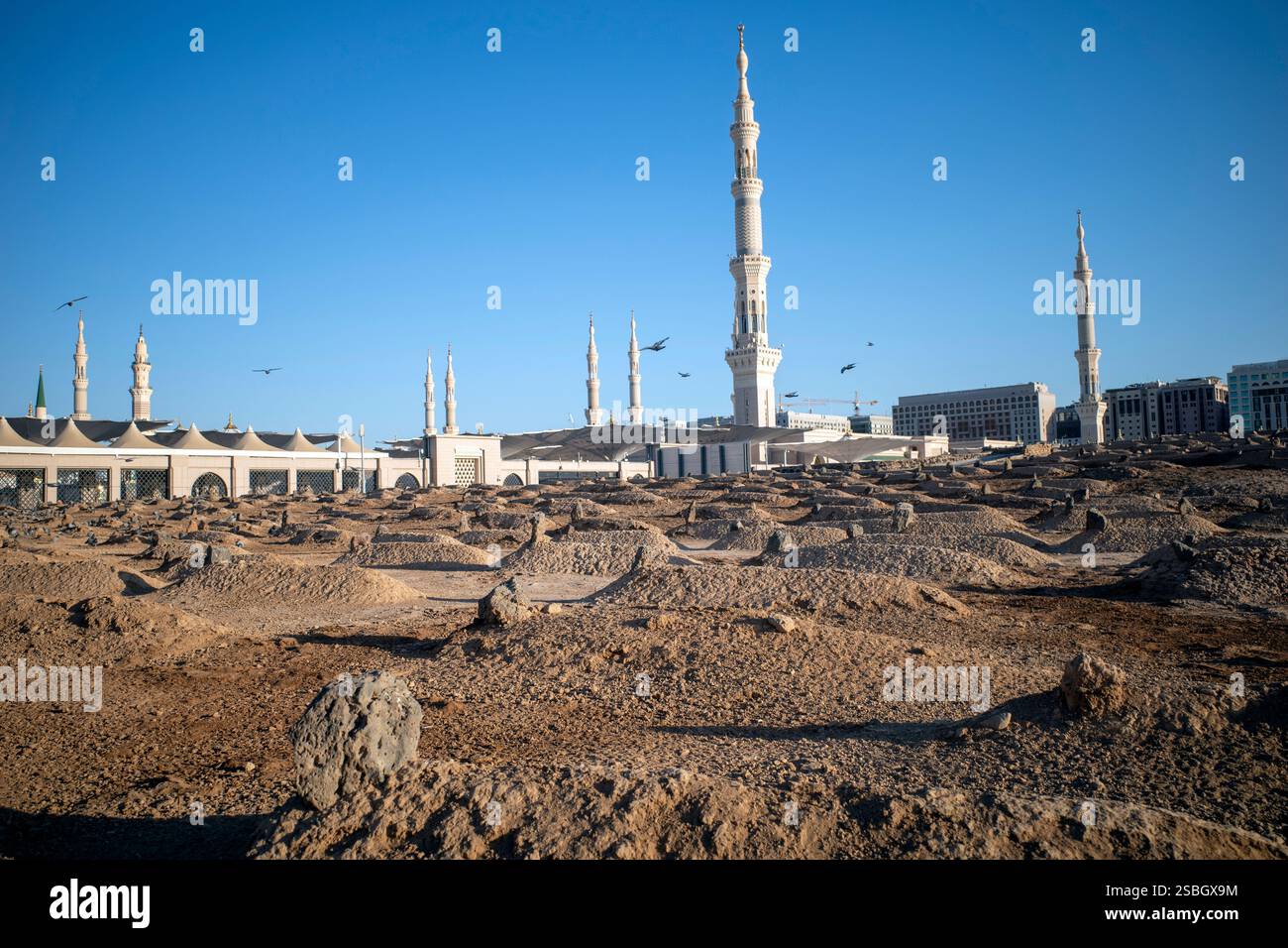 Jannat Al-Baqi (Garden of Baqi), a cemetery in Medina, Saudi Arabia ...