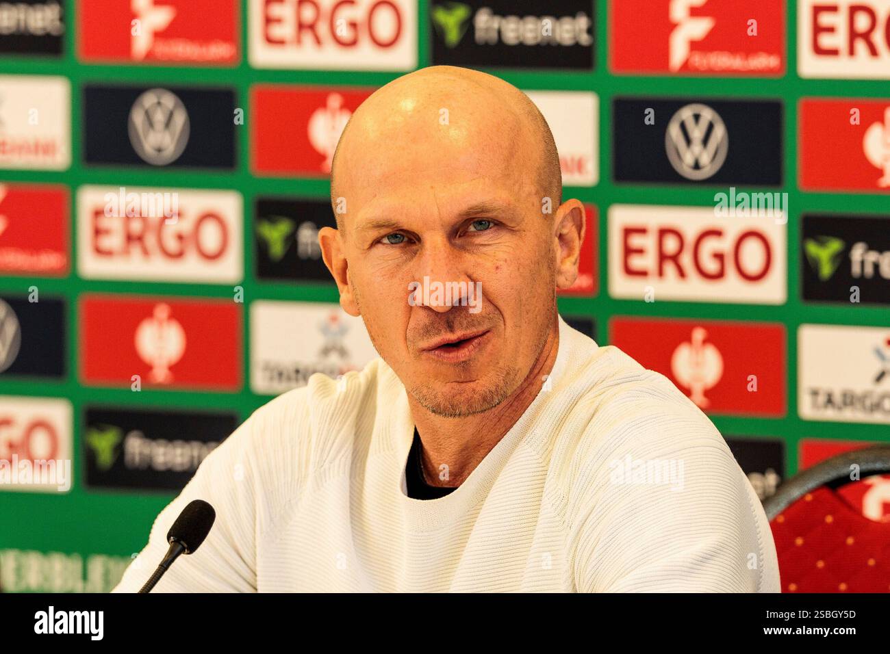 Gerhard Struber (Trainer 1. FC K?ln) Pressekonferenz vor dem DFB Pokal ...