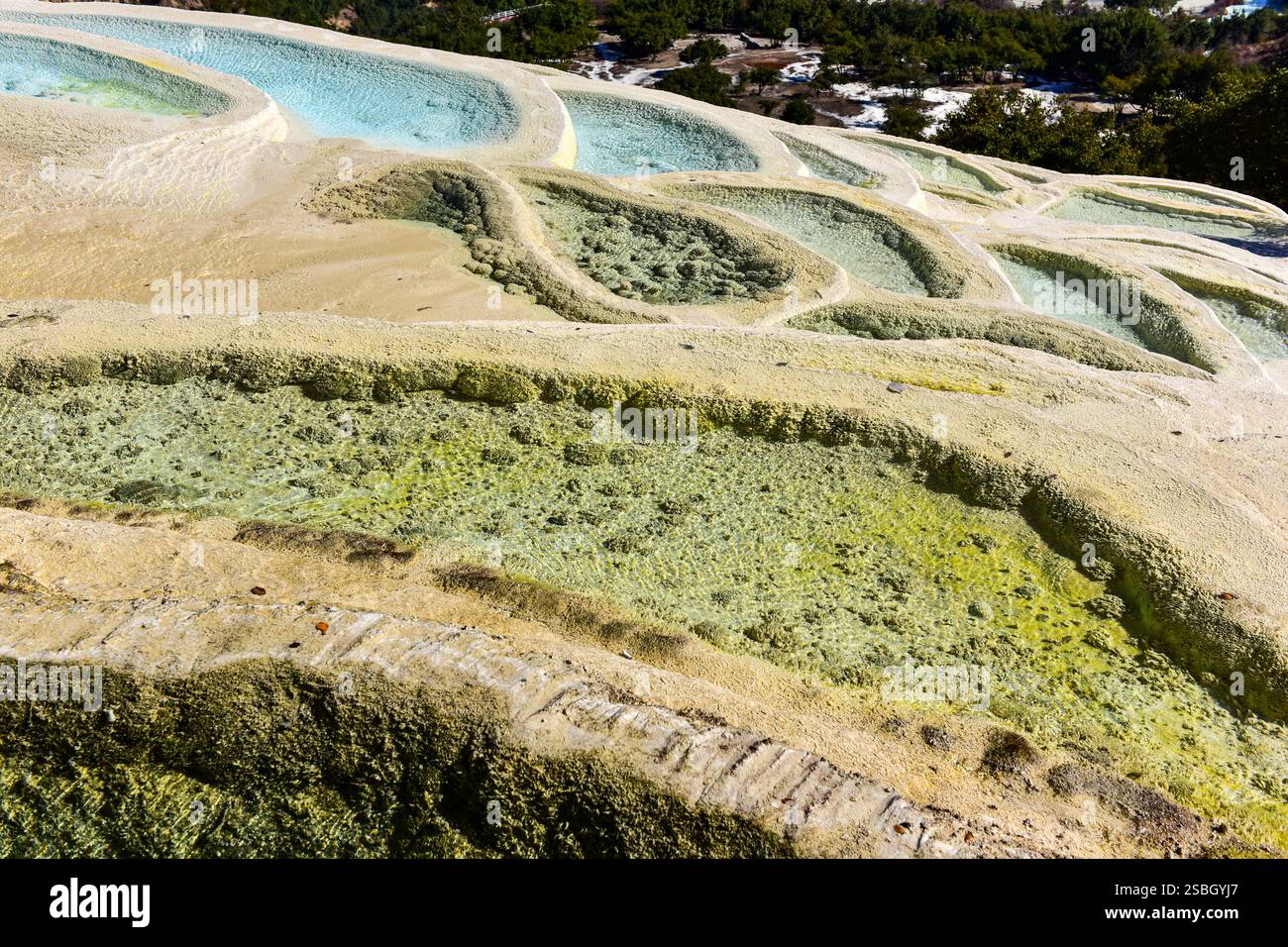 Baishuitai a.k.a. China's Pamukkale, natural mineral terraces and ...