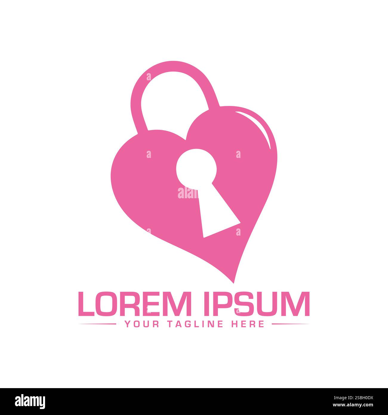 Heart shape Logo Design, Love Logo Design Stock Vector Image & Art - Alamy