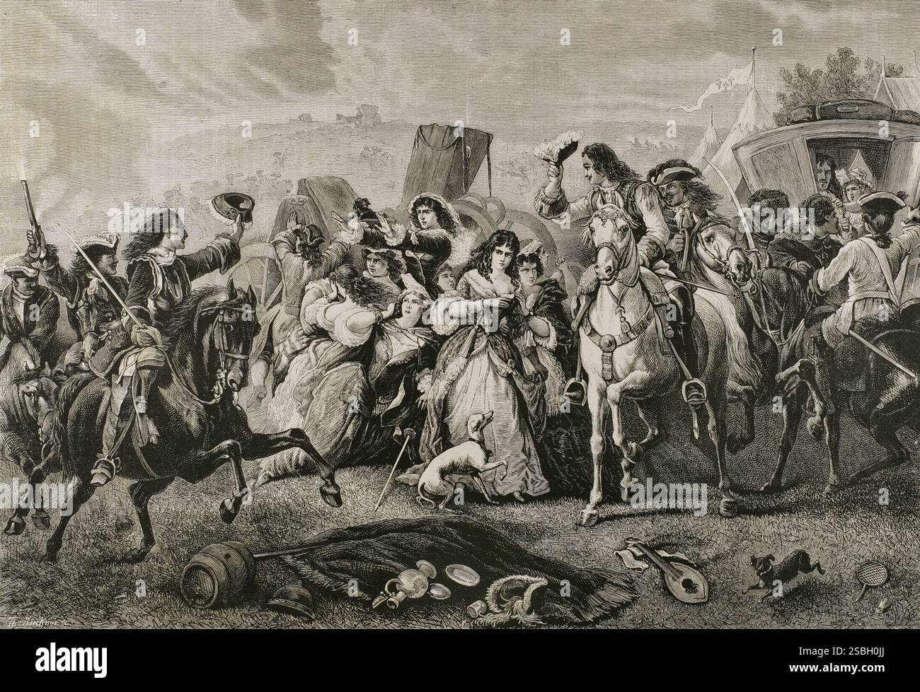 War of the Spanish Succession (1701-1714). Battle of Blenheim (August ...