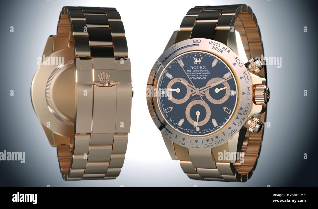 Oyster Perpetual Rolex Daytona Cosmograph: Oystersteel and yellow gold ...