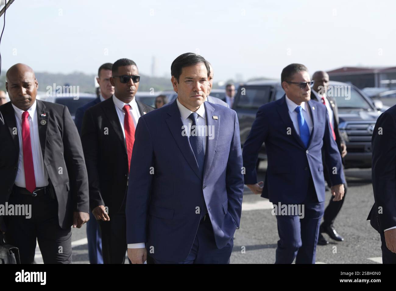 Secretary of State Marco Rubio, with Frank Alexis Abrego, Panama's ...