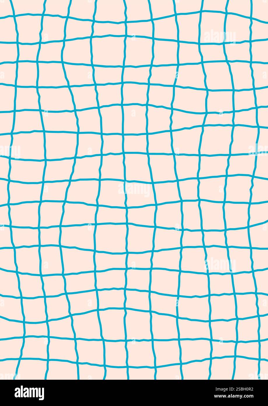 Retro background with abstract psychedelic line checkerboard. Groovy ...