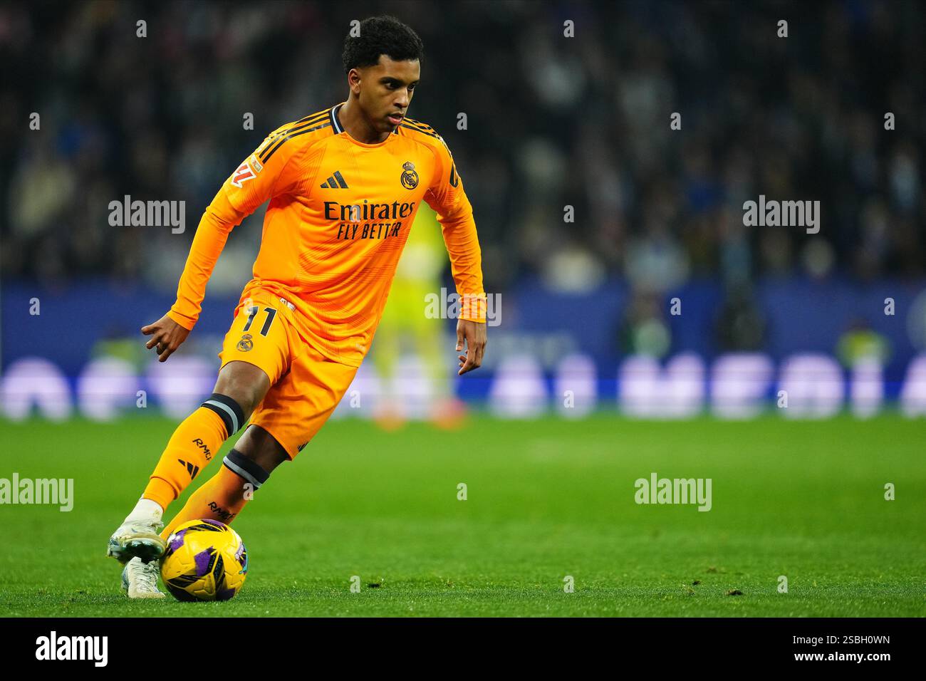 Barcelona, Spain. 03rd Feb, 2025. Rodrygo Goes of Real Madrid during ...