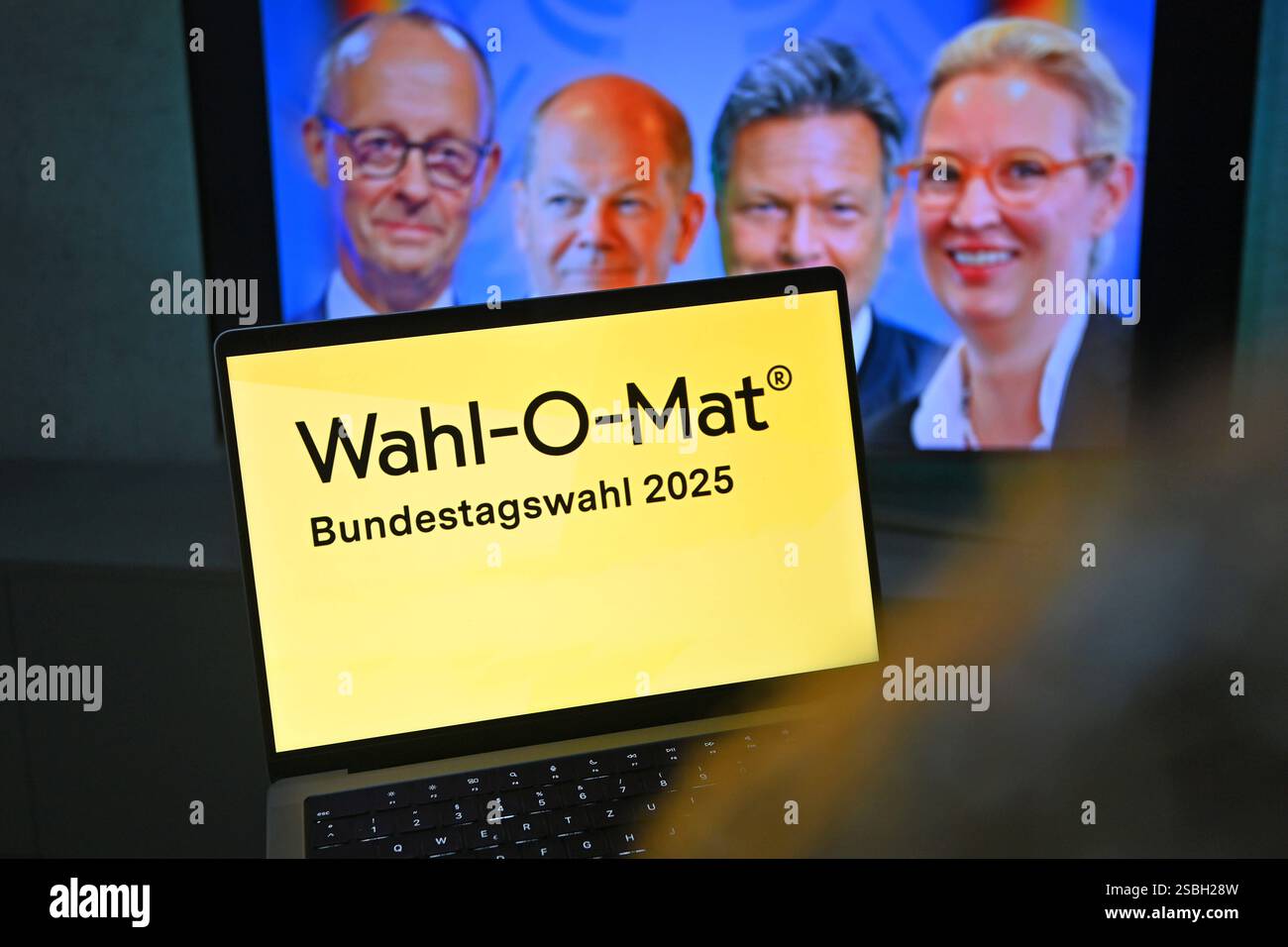 Themenfoto: Wahl-O-Mat zu Bundestagswahl 2025, Der Wahl-O-Mat zur Bundestagswahl wird am 6 ...