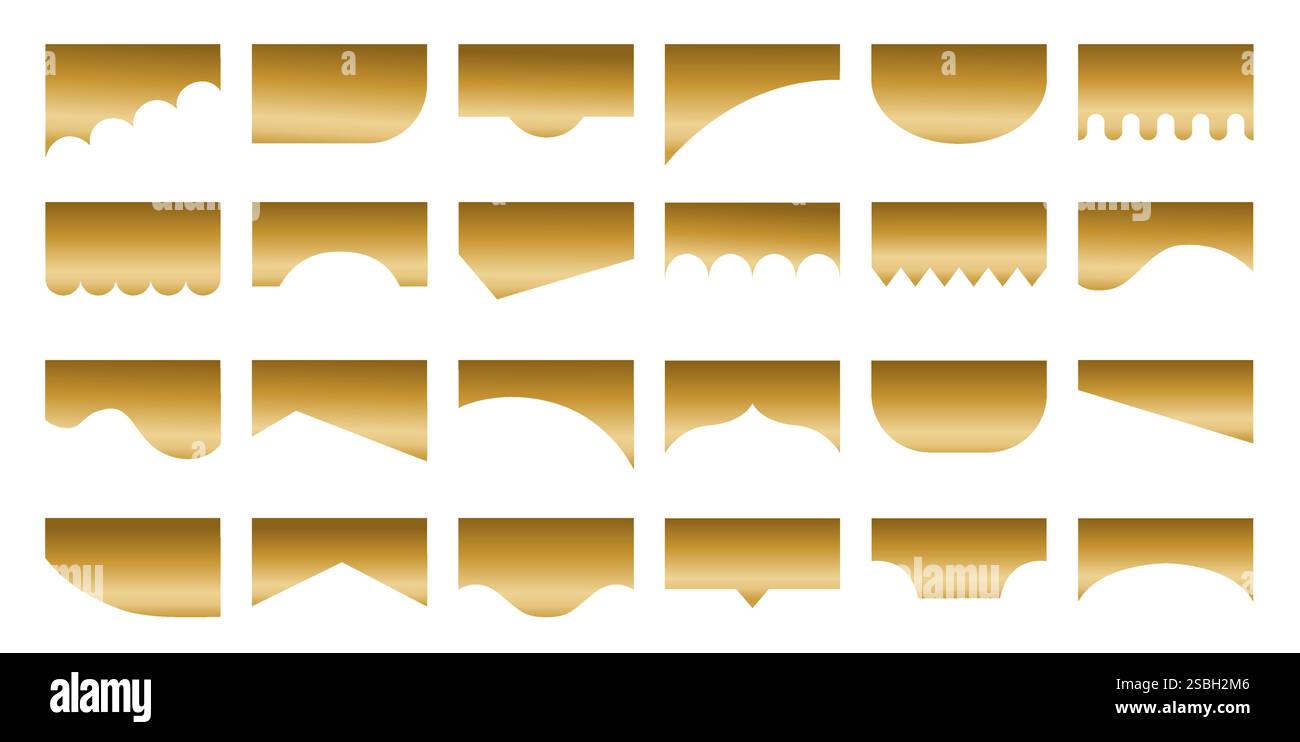 Collection Of Top Side Border Divider Separator Shape Of Page For Website Card Banner