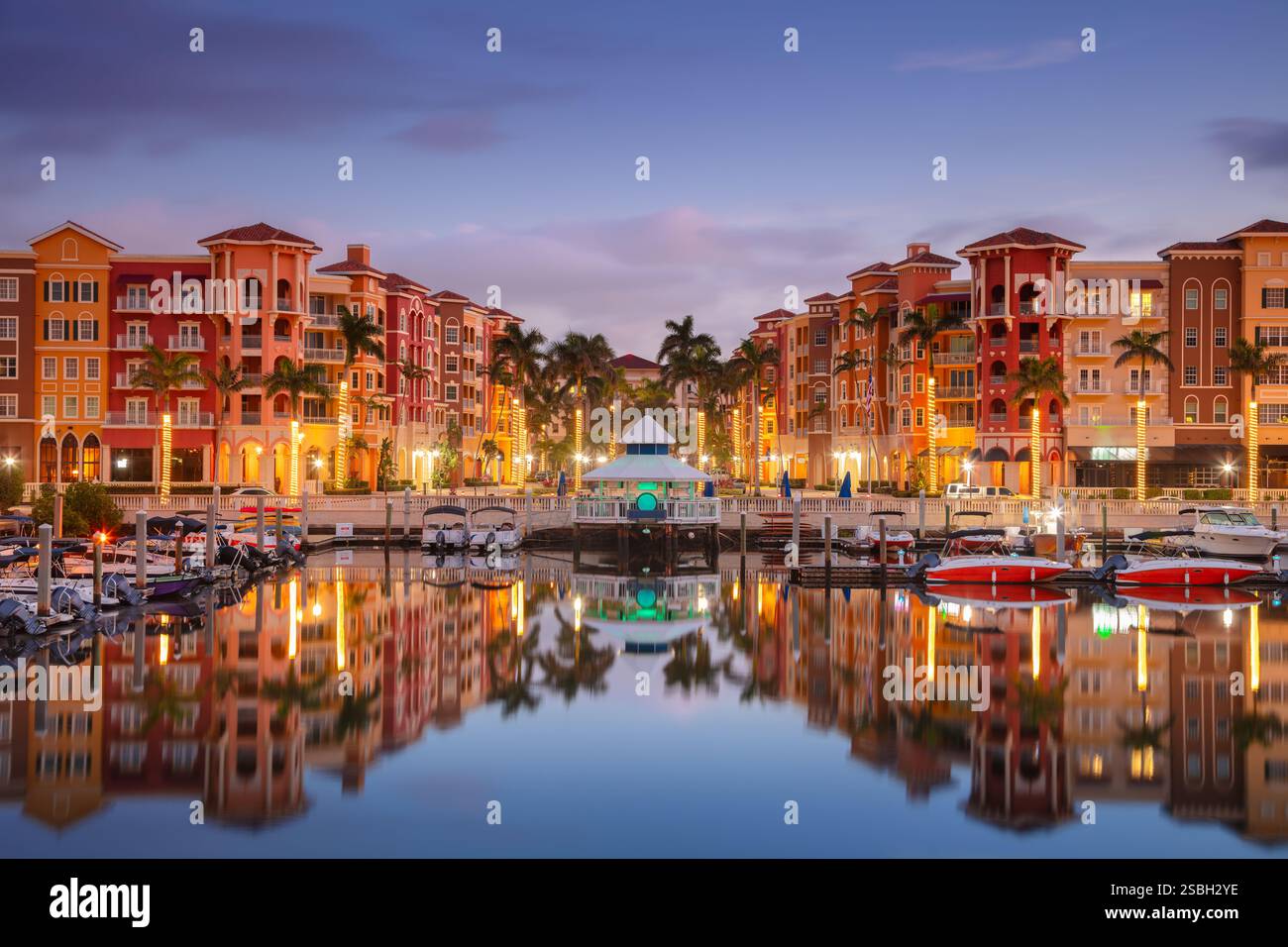 Naples, Florida, USA. Cityscape image of Naples, Florida with ...