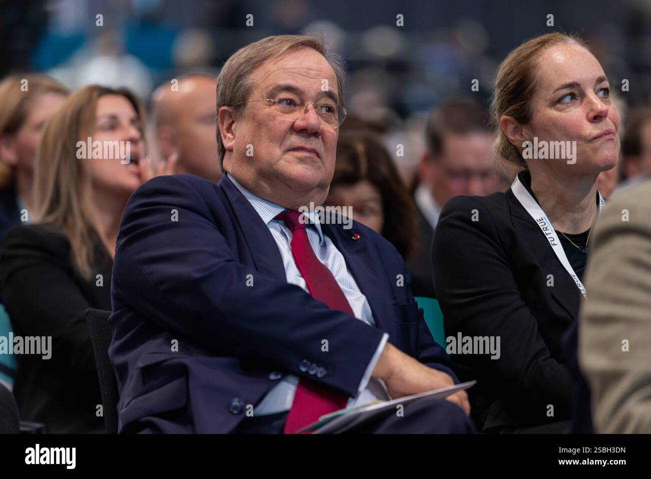 37. Parteitag der CDU Deutschlands Deutschland, CityCube Berlin den 03.02.2025: EX ...