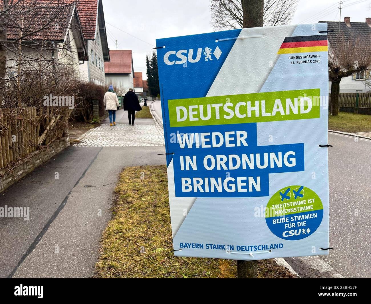 03.02.2025, Die Deutsche Bundestagswahl am 23.2.2025 wirft ihre ...