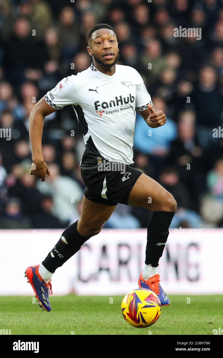 Derby County's Ebou Adams during the Sky Bet Championship match at ...