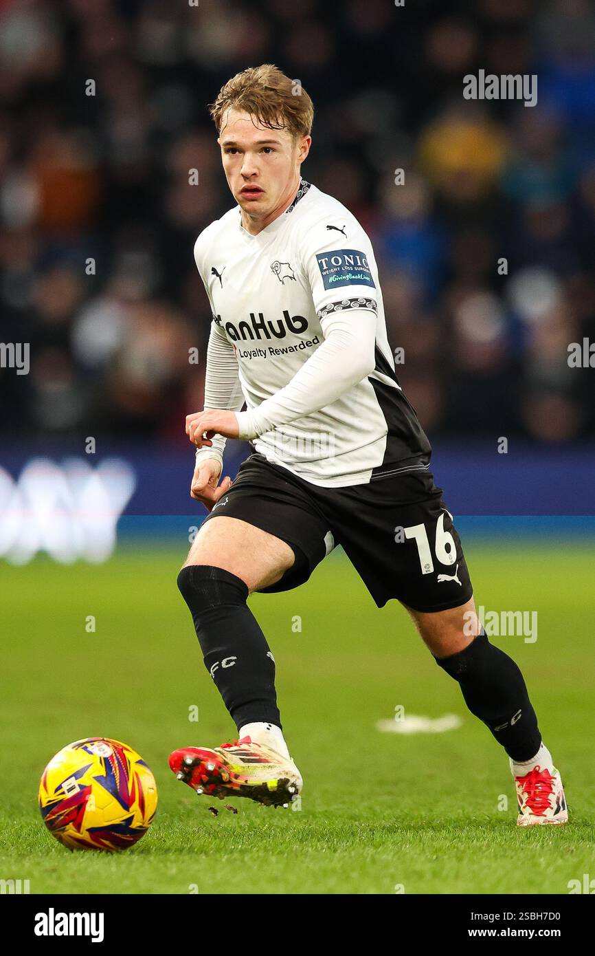 Derby County's Liam Thompson during the Sky Bet Championship match at ...