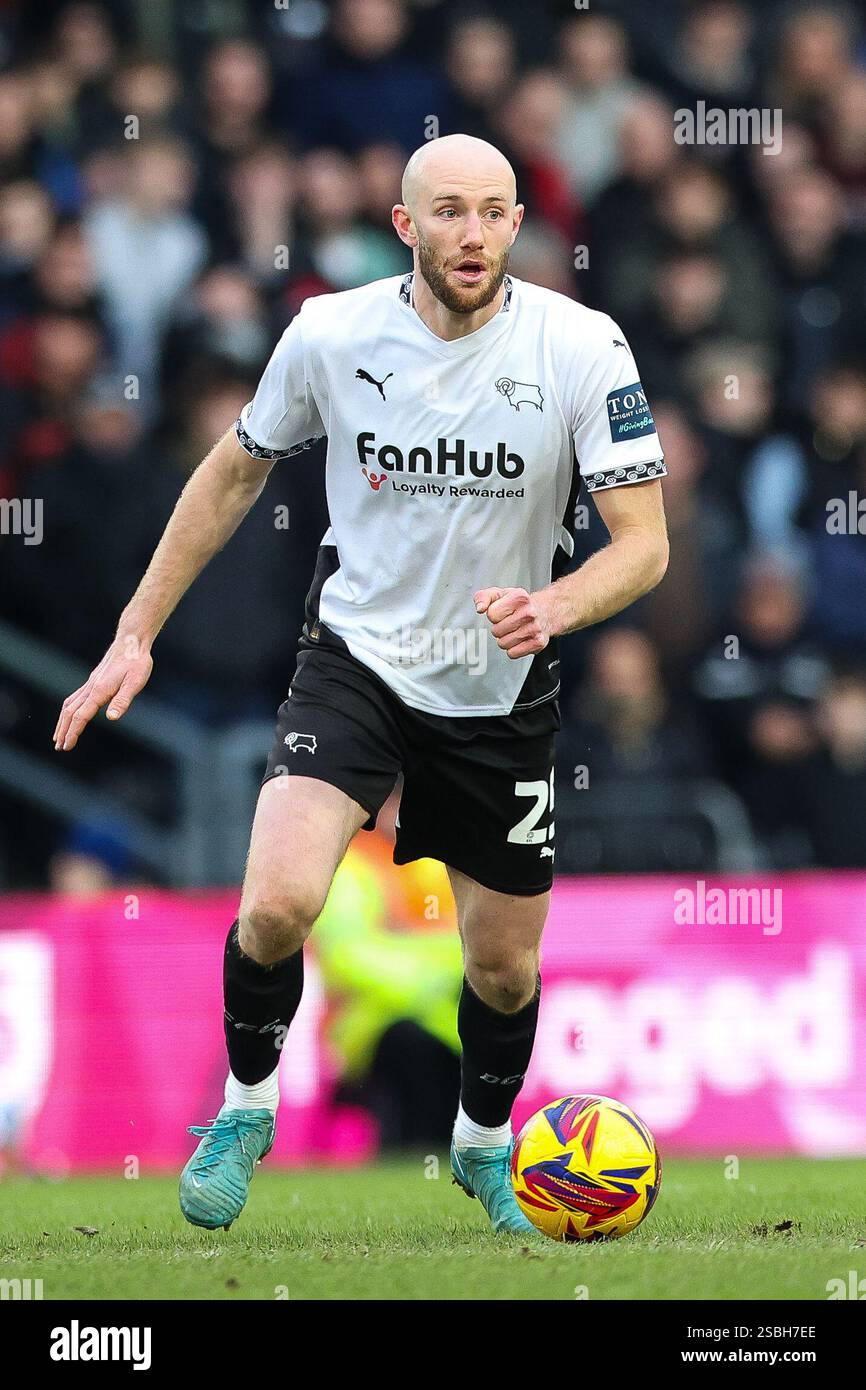 Derby County's Matt Clarke during the Sky Bet Championship match at ...